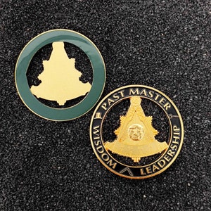 Masonic Car Emblem Past Master Freemason Auto Decal Sticker - Masonic ...