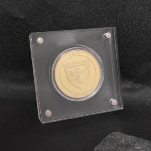 Clear Acrylic Challenge Coin Display Case: Magnetic Closure - Etsy