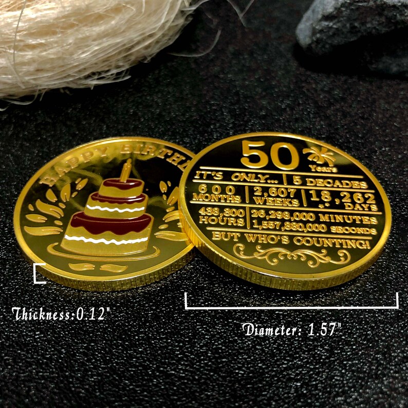 60th Happy Birthday Coin, 60th Birthday Gift for Grandma/grandpa/women ...