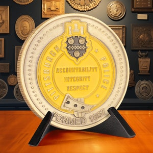 Police Challenge Coin - Pittsburgh Police Officers Coins - Law ...