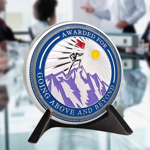 Award & Achievement Coin - Company Staff Reward Badge Coin - Corporate ...