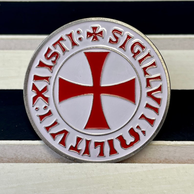 Knights Templar Challenge Coin Religious Gift Collectible - Etsy