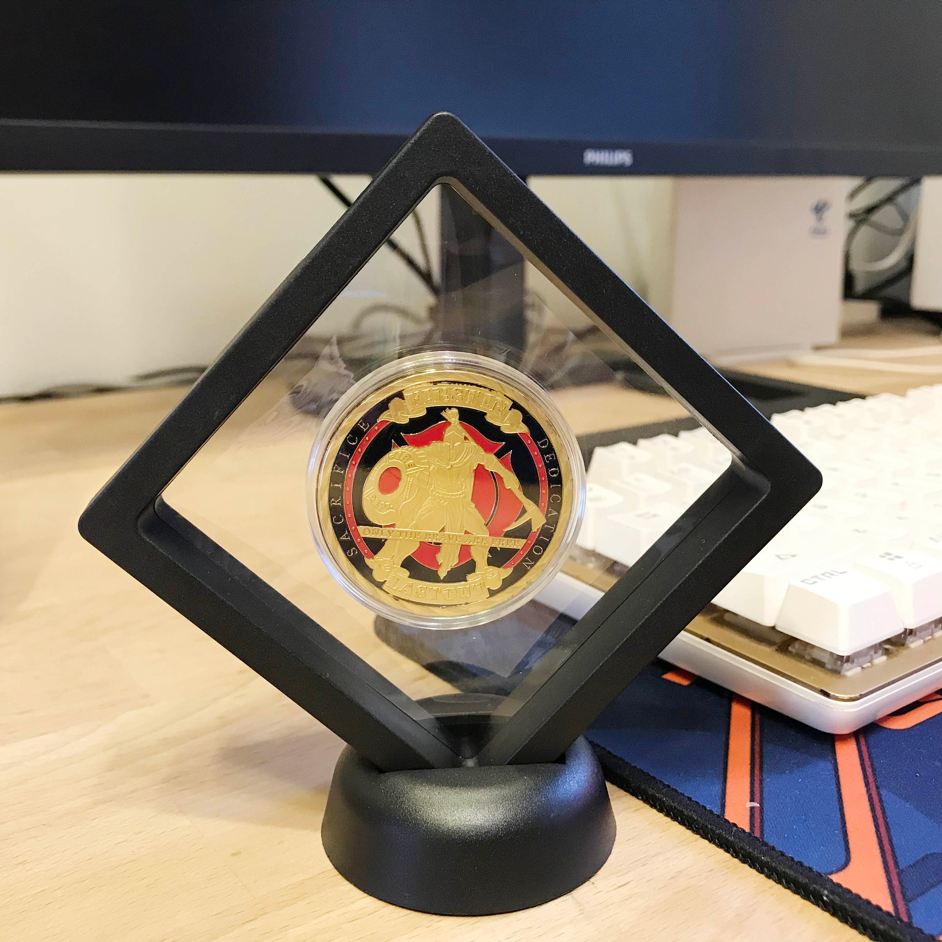 Firefighter Challenge Coin Fire Department Pocket Token - Etsy