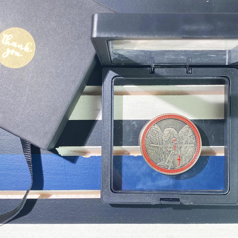 Knights Templar Challenge Coin the Knight and the Lion Coin - Etsy