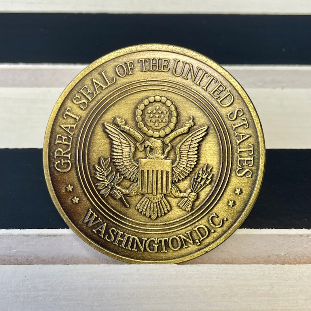 Washington D.C. Challenge Coins Great Seal of the United - Etsy