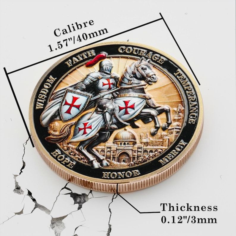 Armor of God Philippians 4:13 Knight Chip Charge Crusaders Token ...