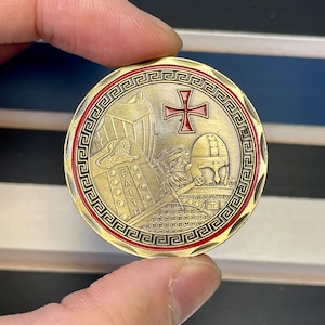 Armor of God Challenge Coin Knights Templar Crusader Coin Put on the ...