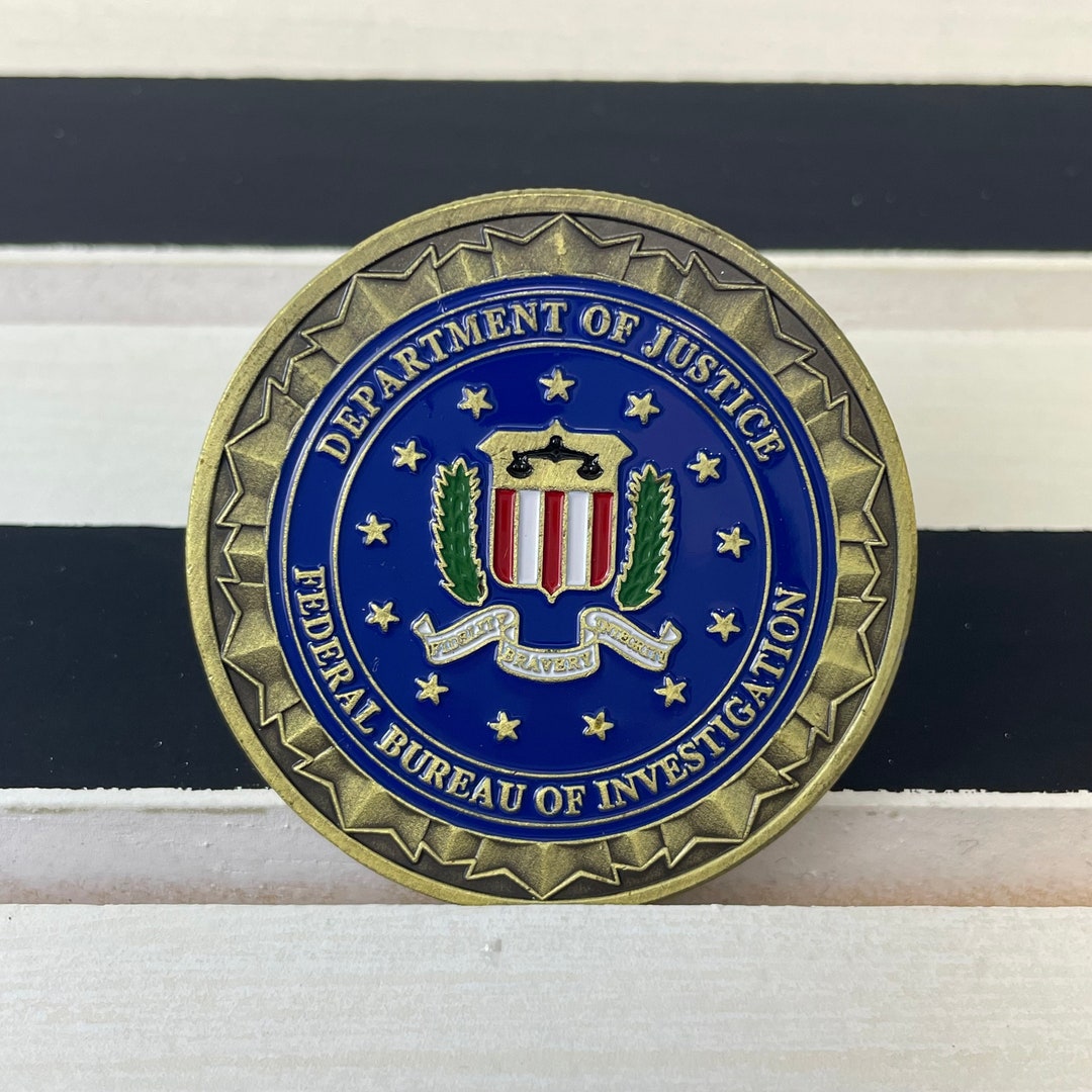 Law Enforcement Challenge Coin FBI Challenge Coin Law - Etsy