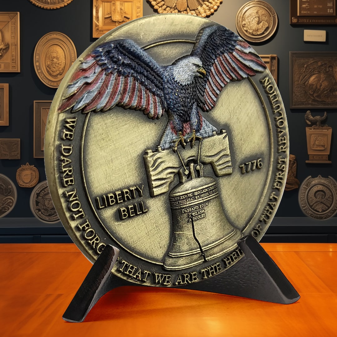 Liberty Bell Challenge Coin: American Heritage Collectible Gift - Etsy