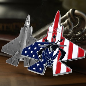 F-35 F-16 Air Forces Fighter Jet Challenge Coin - USAF Air Force ...