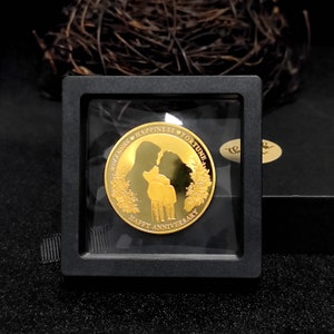 Happy Anniversary Coin - Love of Tree Commemorative Tokens Valentine's ...