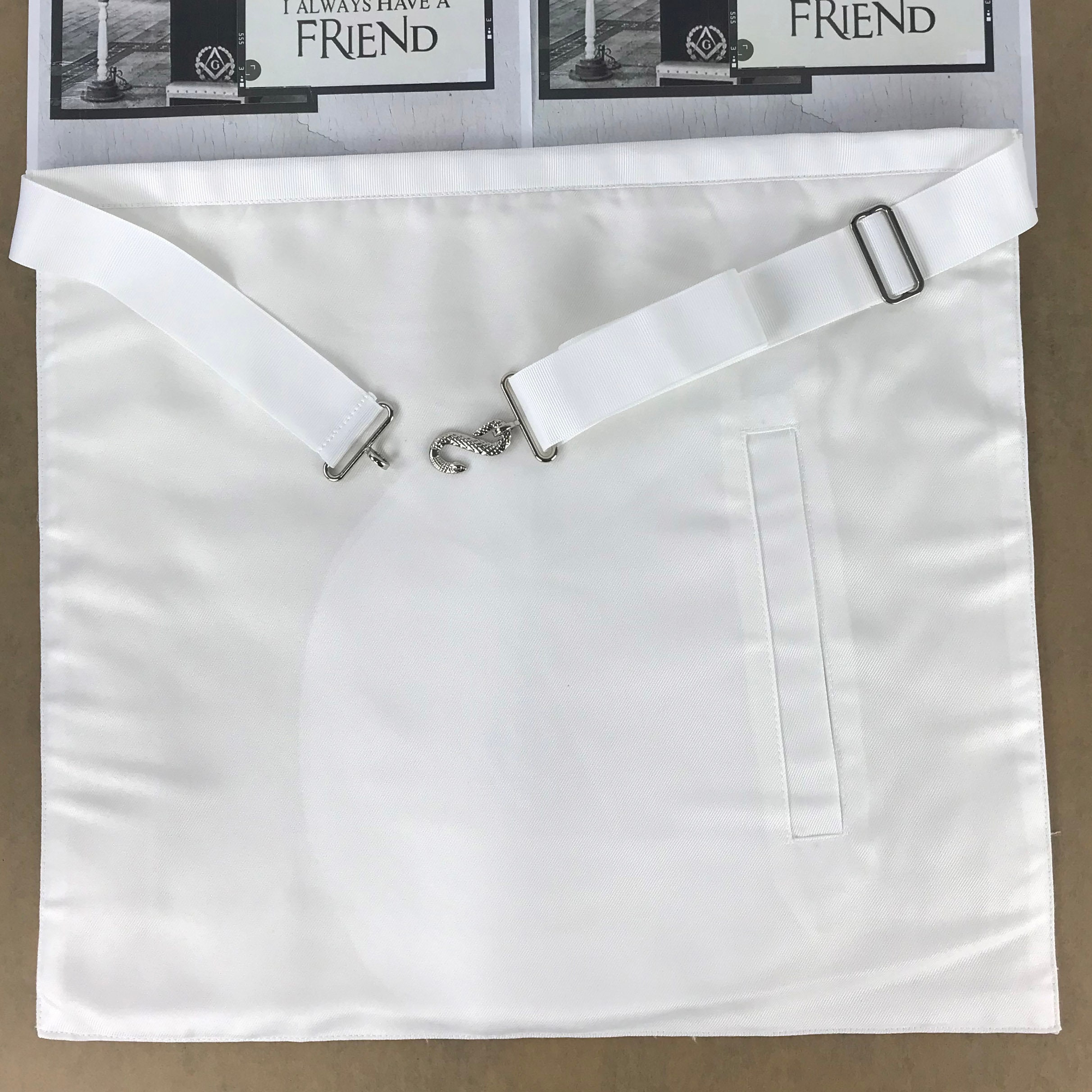 Authentic White Leather Apron Gift for Masonic Master Masons - Etsy