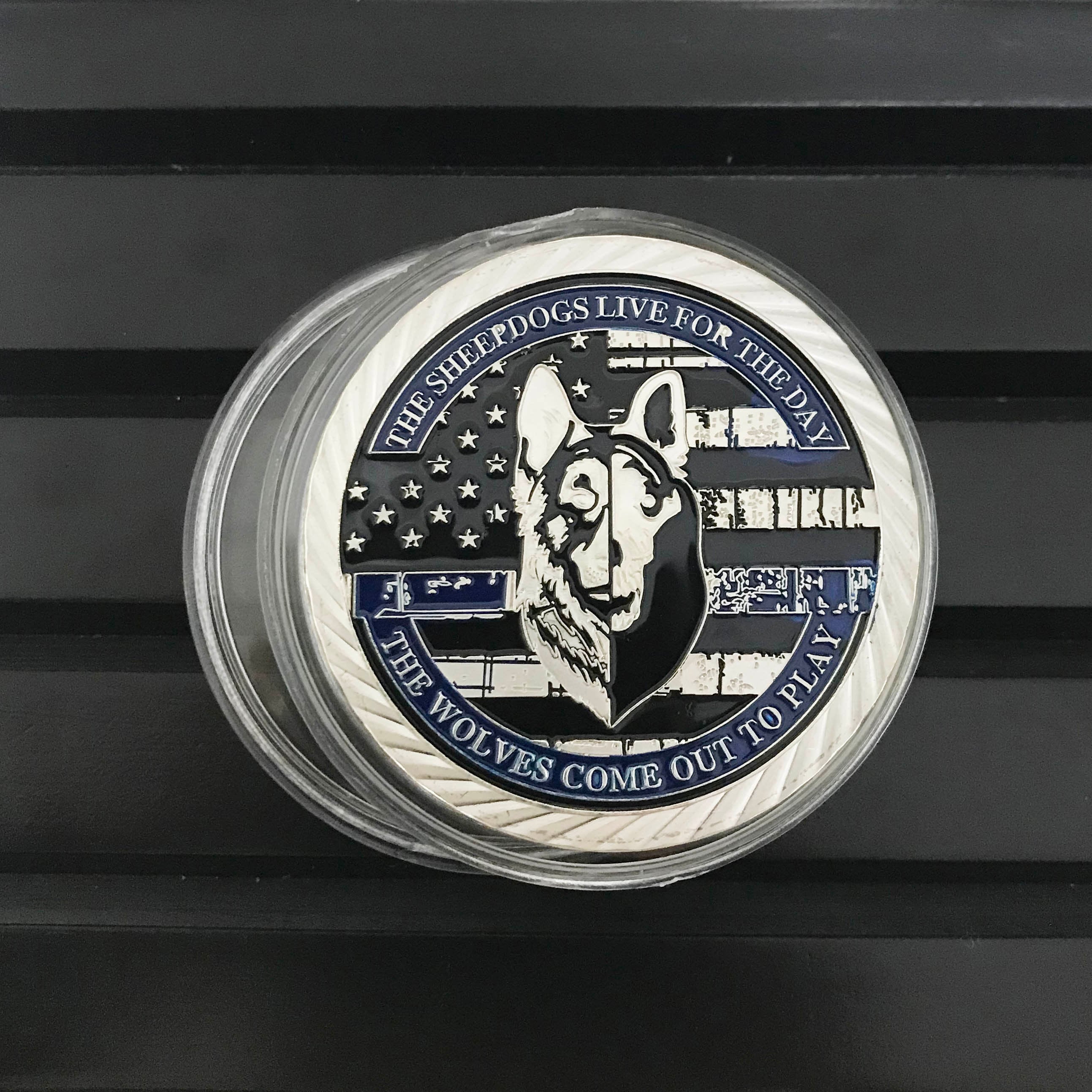 K9 Police Challenge Coin Police Working Dog Coin - Etsy