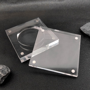 Clear Acrylic Challenge Coin Display Case: Magnetic Closure - Etsy