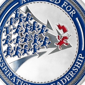 Leadership Challenge Coin - Corporate Staff Award Badge Coin - Company ...