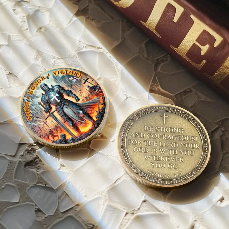 Battlefield God Knight Joshua 1:9 Knight Chip Charge Crusaders Token ...