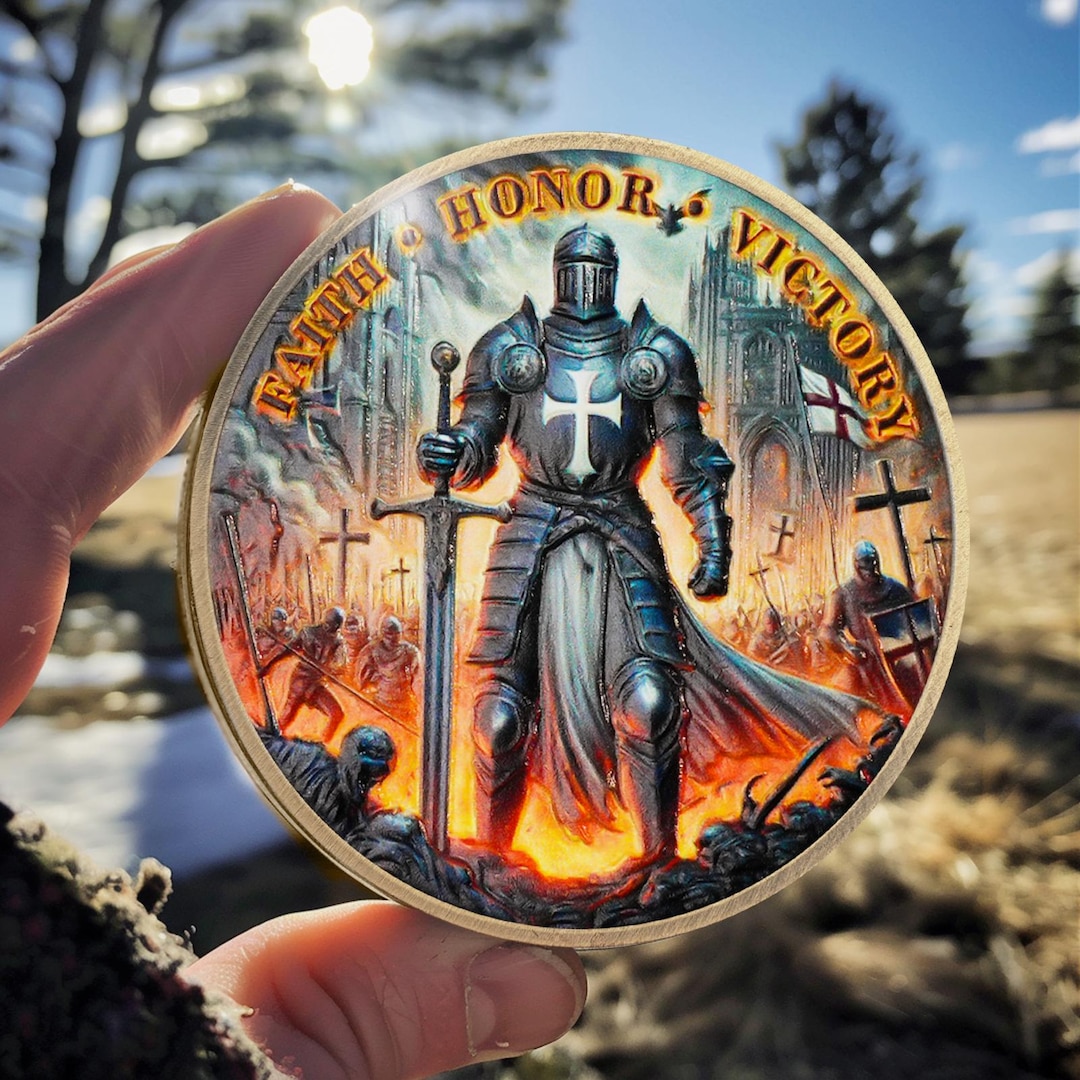 Battlefield God Knight Joshua 1:9 Knight Chip Charge Crusaders Token ...