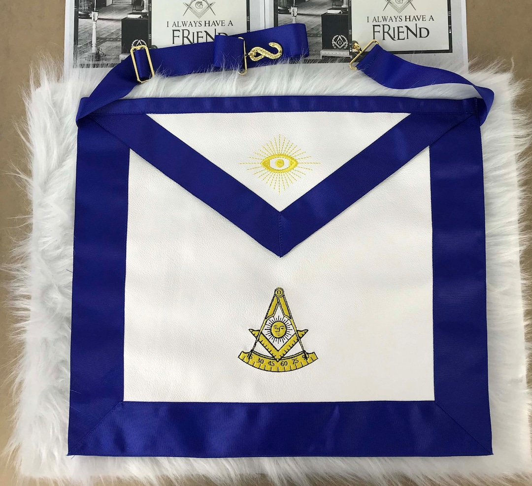 Masonic Royal Arch Official Apron Rod Belt in Synthetic Leather ...