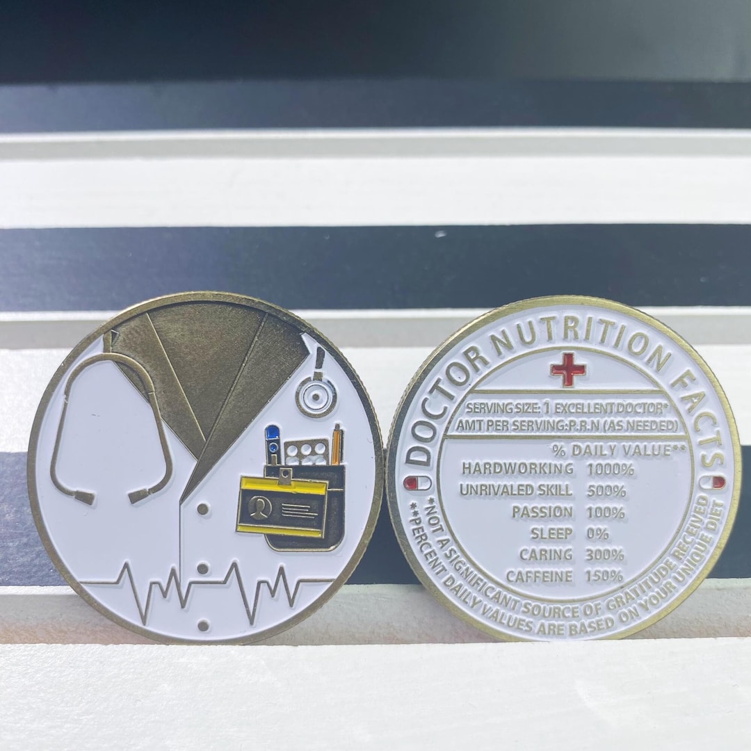 Doctor Souvenir Coins - EMS Challenge Coin - Thank You for Your Service ...