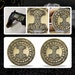 Viking Challenge Coins - Yggdrasil Tree of Life | Mjölnir Thor's Hammer ...