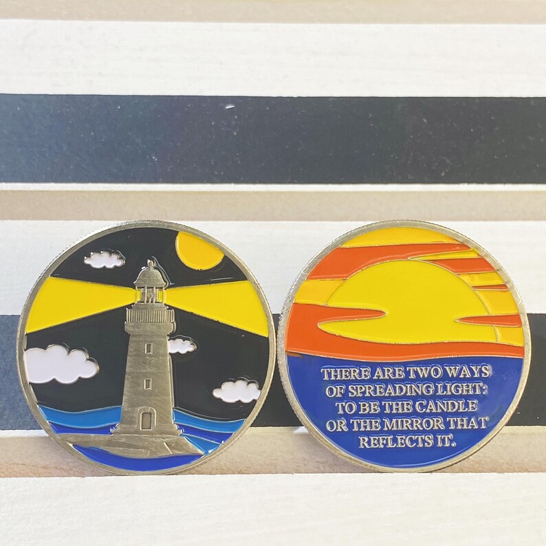 Collectibles Sobriety Challenge Coins - Soberversary AA/NA Medallion ...