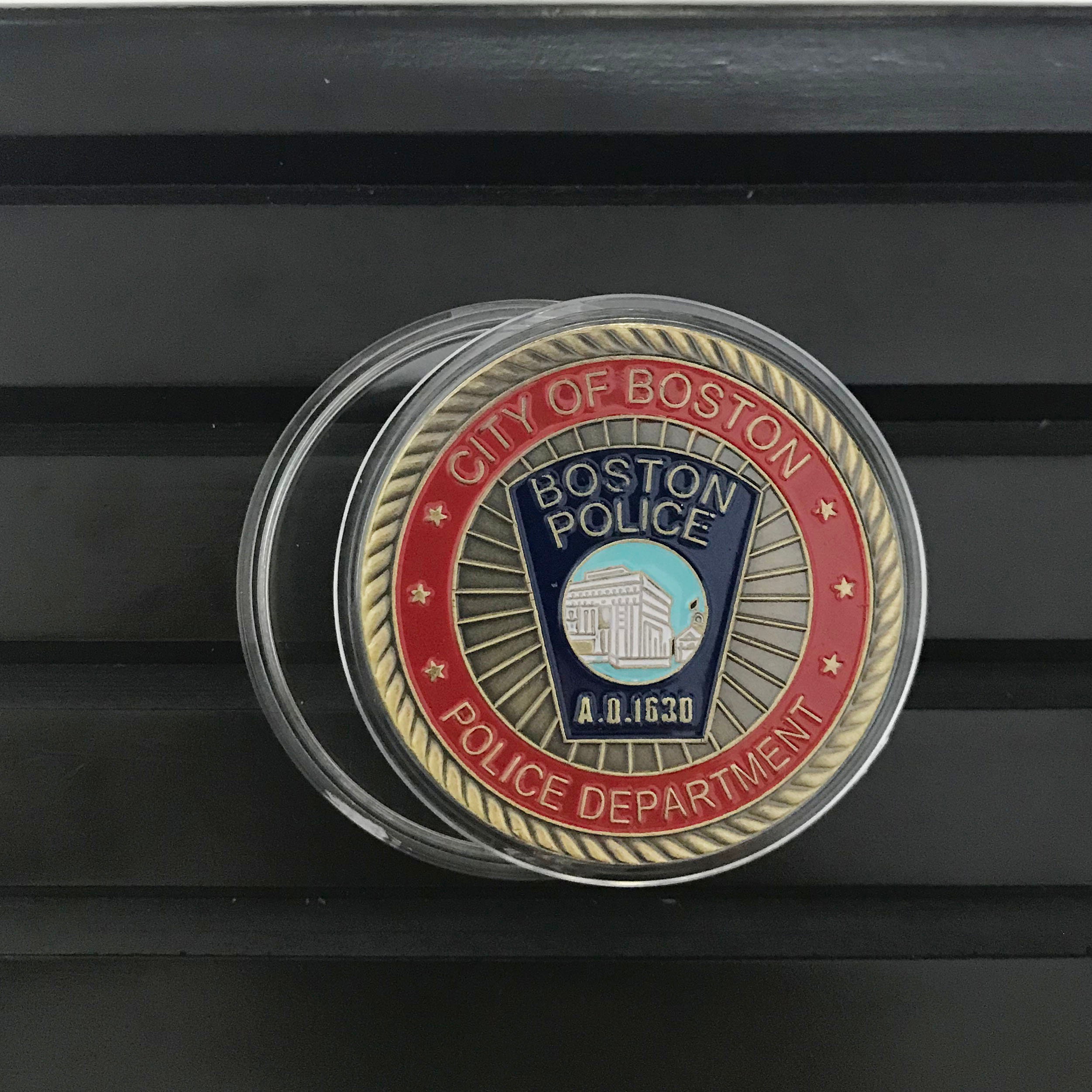 Police Challenge Coin - Boston Police Department Collectible Coins ...