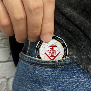 5 in 1 Corporate Employee Appreciation Coins Set - Company Recognition ...