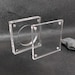 Clear Acrylic Challenge Coin Display Case: Magnetic Closure - Etsy