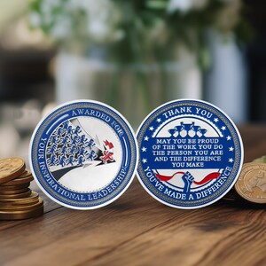 5 in 1 Employee Challenge Coins Set - Corporate Staff Work Award Coin ...