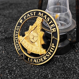 Masonic Car Emblem Past Master Freemason Auto Decal Sticker - Masonic ...