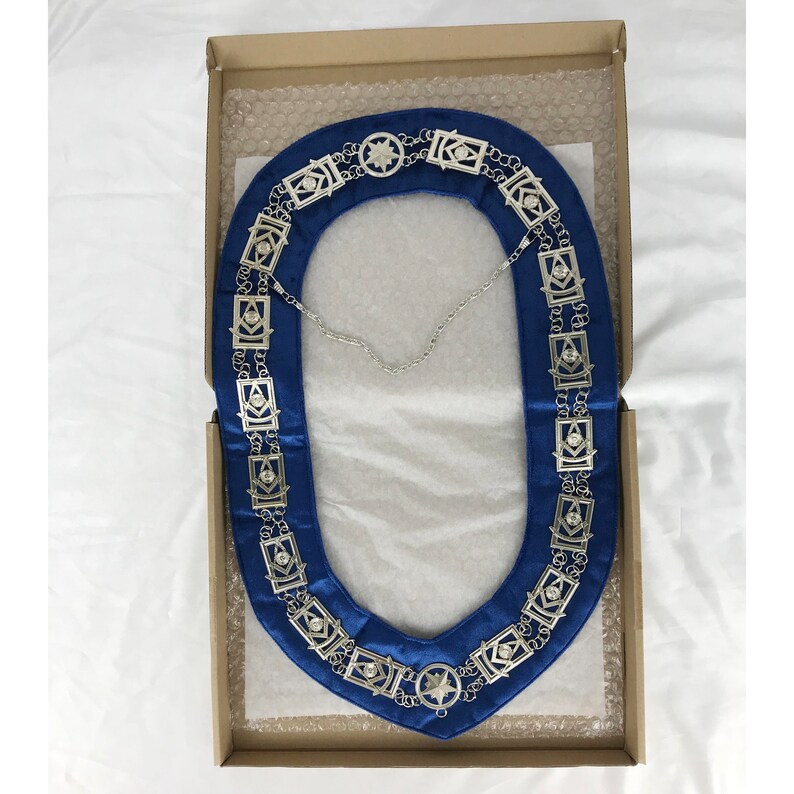 Masonic Blue Lodge Past Master Collars Blue Velvet - Etsy