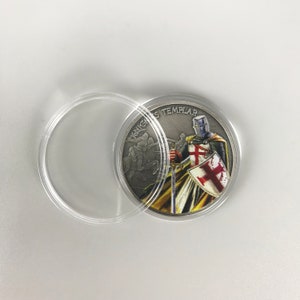 Knights Templar Challenge Coin Religious Gift Collectible - Etsy