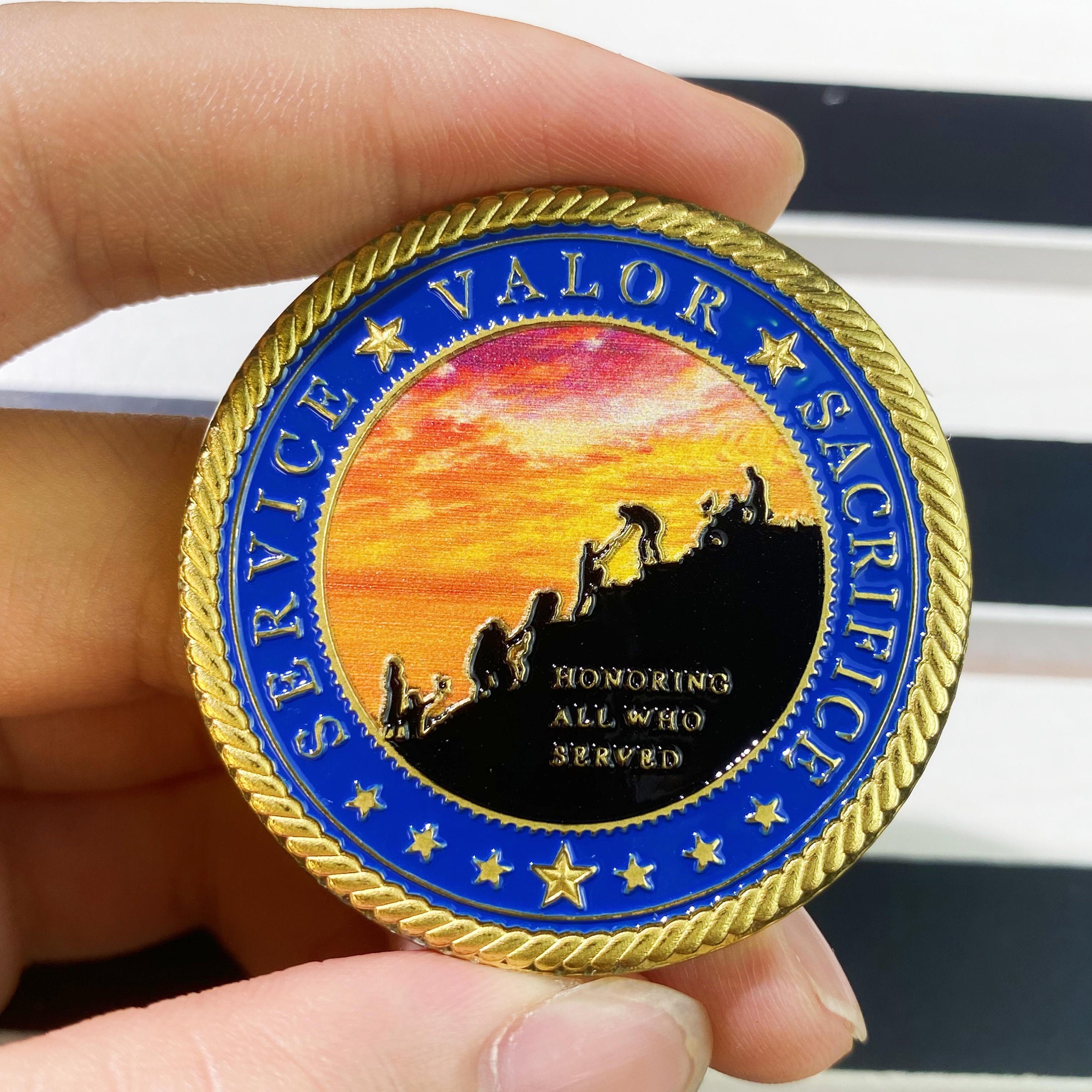 Military Veterans Challenge Coin Veterans Day Gift Coins - Etsy