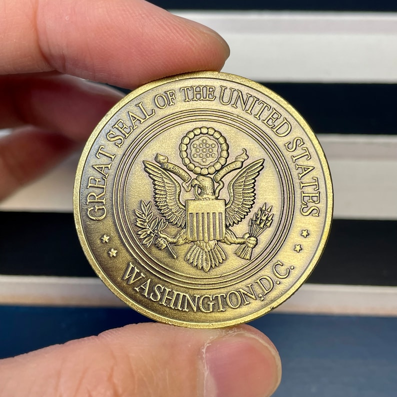 Washington D.C. Challenge Coins - Great Seal of the United States - St ...