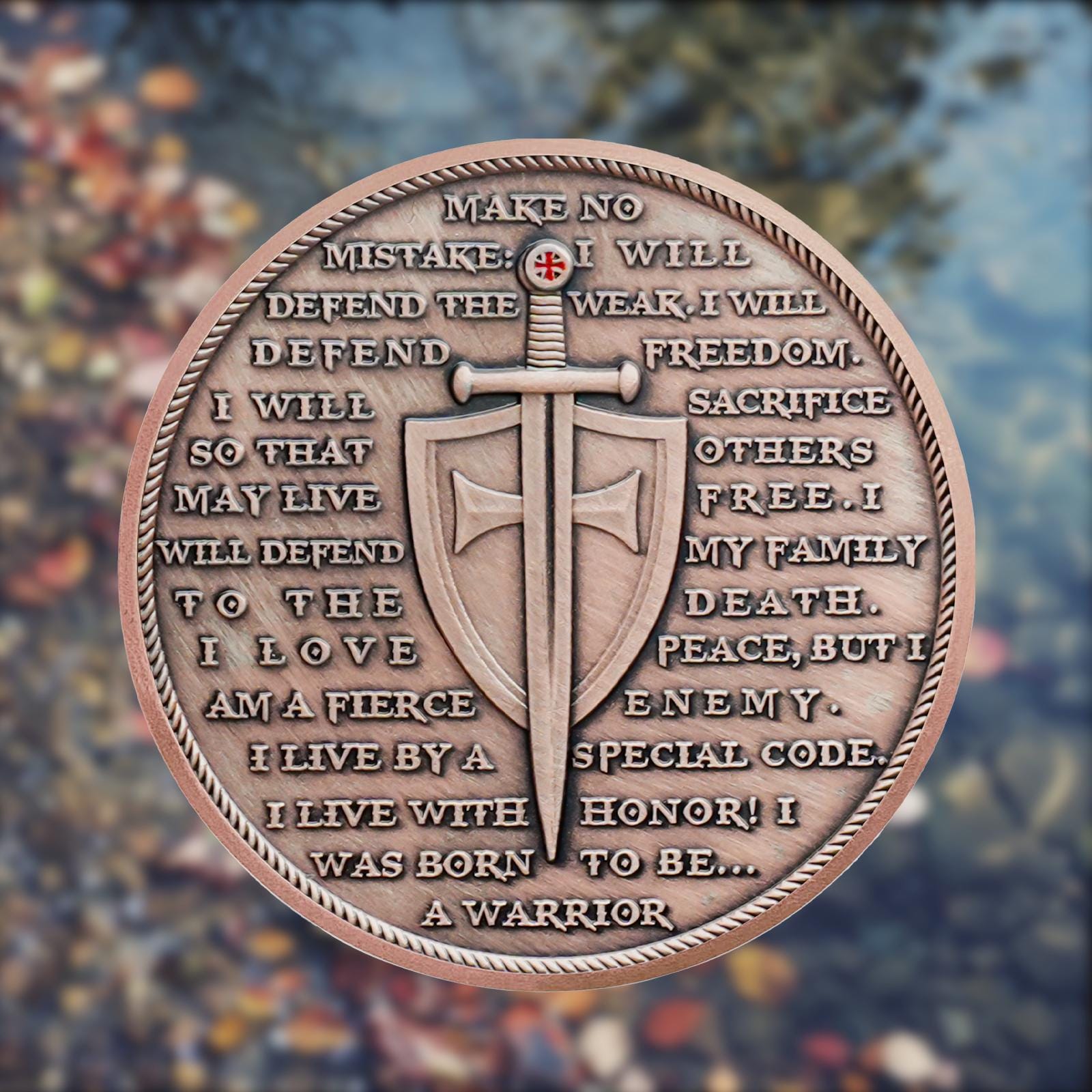 Lion of Judah Knight Chip Christian Religious Coin the Chivalry Coin ...
