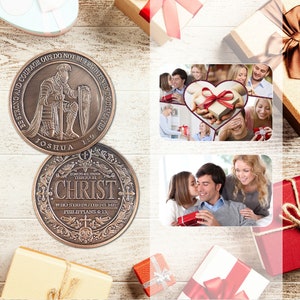 Christian Challenge Coin - Bible Verses Encouragement Pocket Token ...