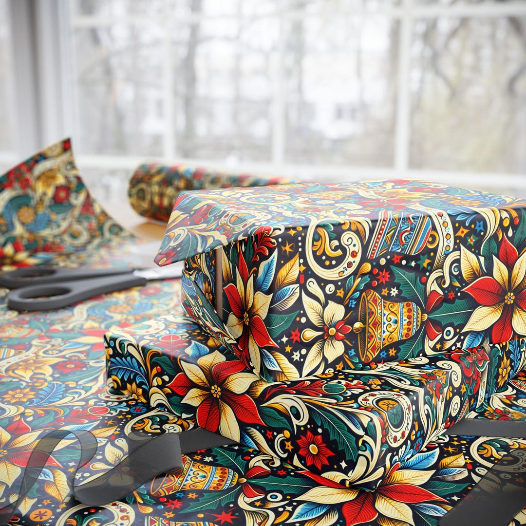 Mexican Wrapping Paper Talavera Inspired - Etsy