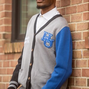 Hampton University™ Varsity Cardigan Sweater - Etsy