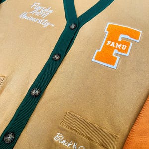 Florida A&M University™ Varsity Cardigan Sweater - Etsy