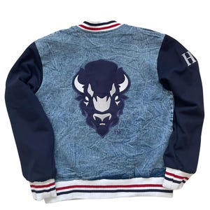 Howard University™ Denim Letterman Varsity Jacket - Etsy