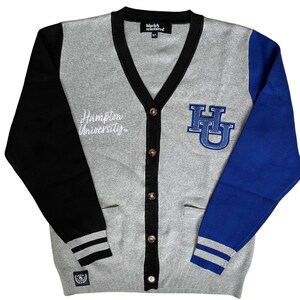 Hampton University™ Varsity Cardigan Sweater - Etsy