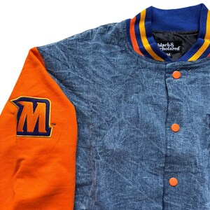 Morgan State™ Denim Letterman Varsity Jacket - Etsy