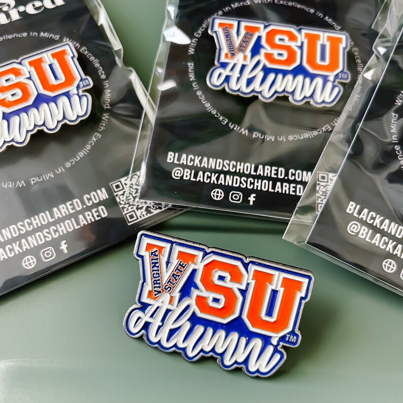 Virginia State University™ Alumni Enamel Lapel Pin - Etsy