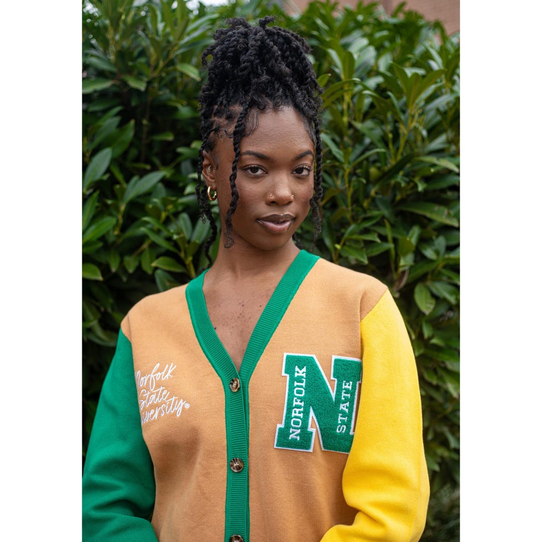 Norfolk State University™ Varsity Cardigan Sweater - Etsy