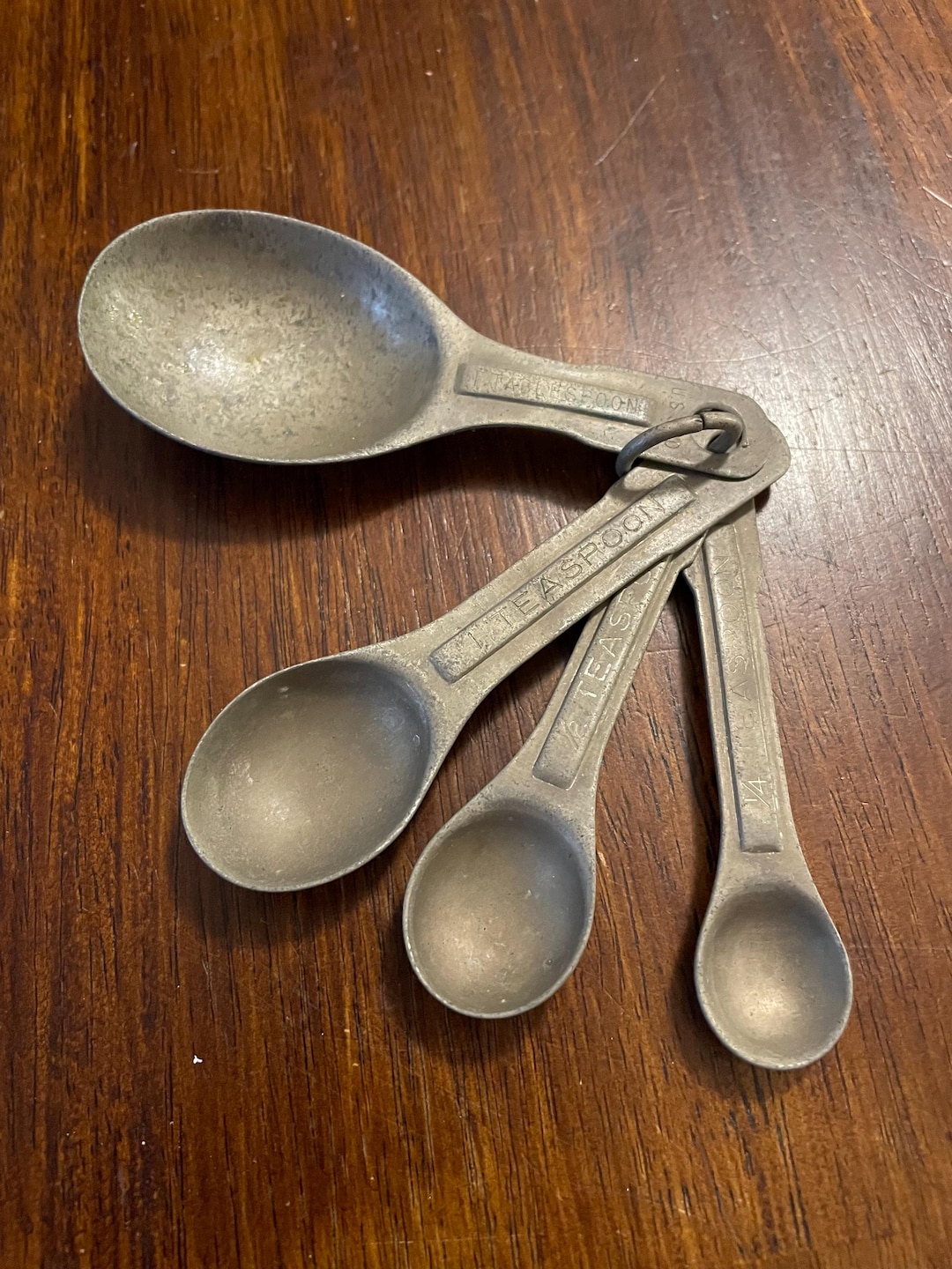 Vintage Aluminum Measuring Spoon Set - Etsy
