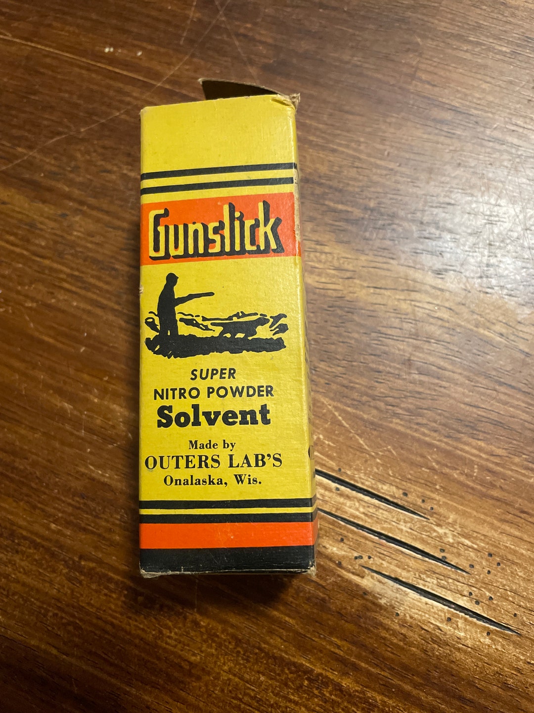 Vintage Gun Slick Gun Oil Bottle and Box - Etsy