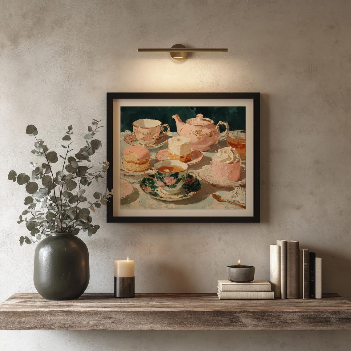 Vintage Cottagecore Tea Party Printable - Cozy Floral Tea Set ...