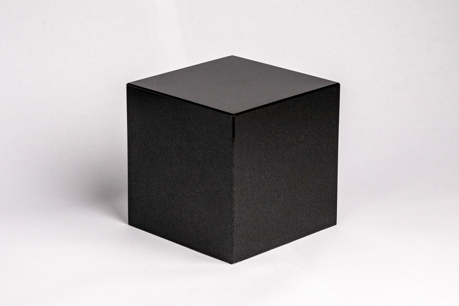 4 X 4 X 4 Cube Granite Base for Fine Art Sculpture / Absolute Black ...