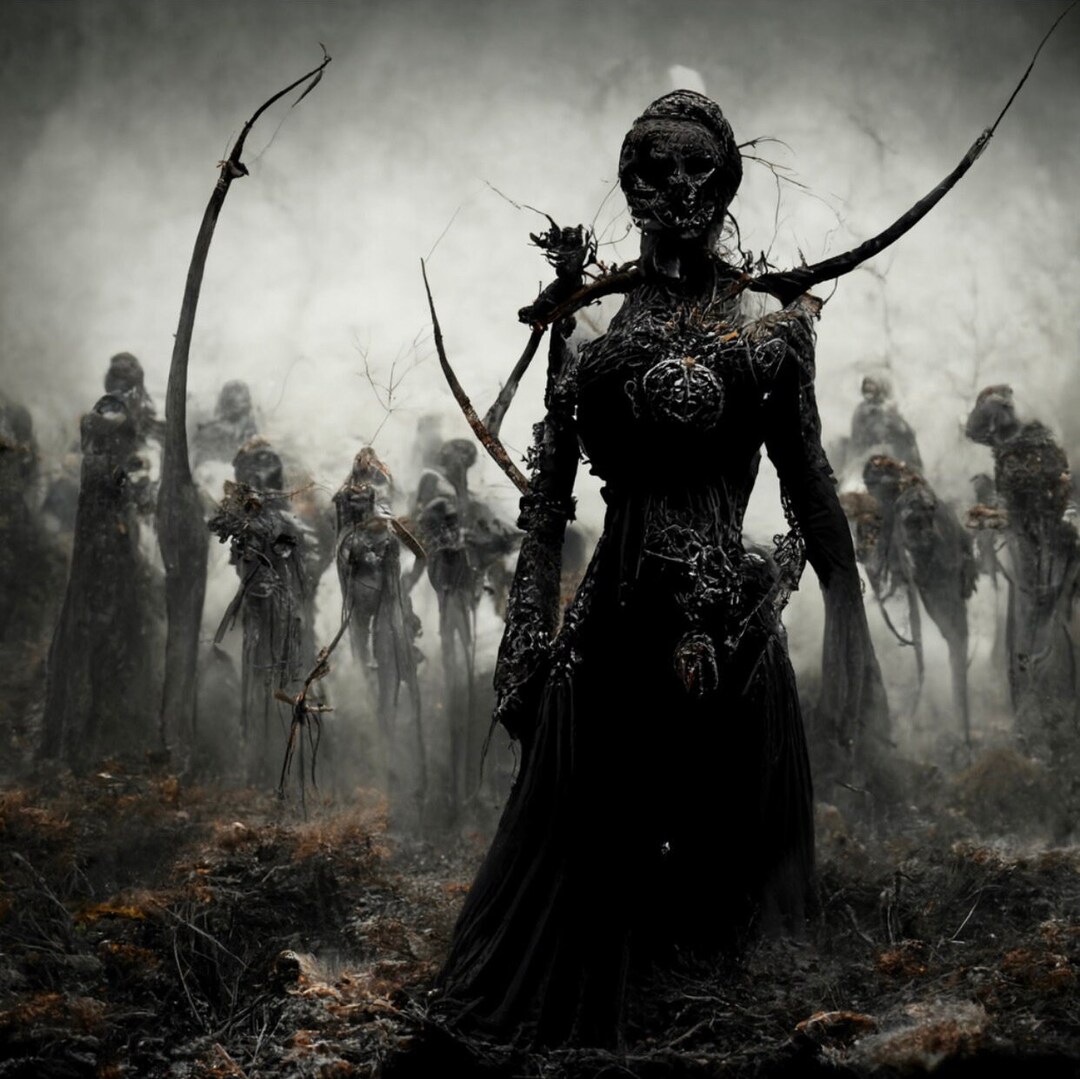 Necromancer and Her Undead Army - Etsy