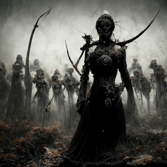 Necromancer and Her Undead Army - Etsy